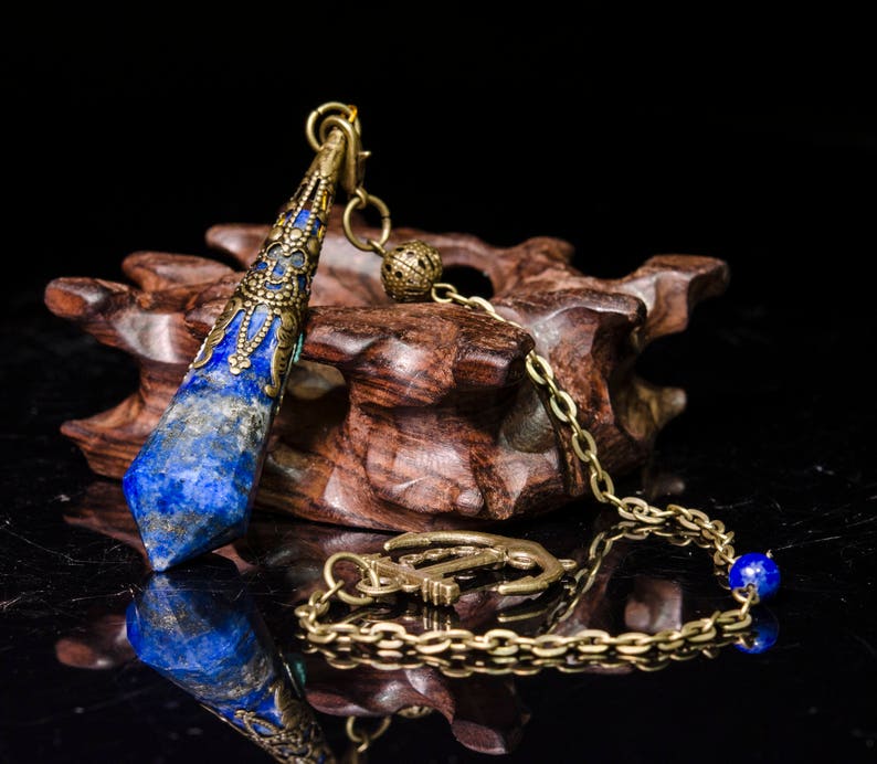 AAAAA Lapis Lazuli Quartz Pendulum/Dowsing Tool for | Etsy
