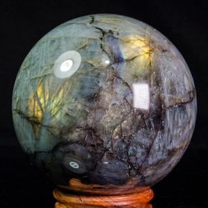 4.2“EXTRA LARGE Labradorite Sphere/labradorite Crystal Ball/labradorite ...