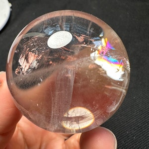 52mm Super Himalayan Rainbow Crystal Ball/energy Transparency Rainbow ...