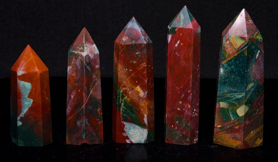 Natural Indian Agate Quartz Point/indian Agate Wand/polished Indian ...