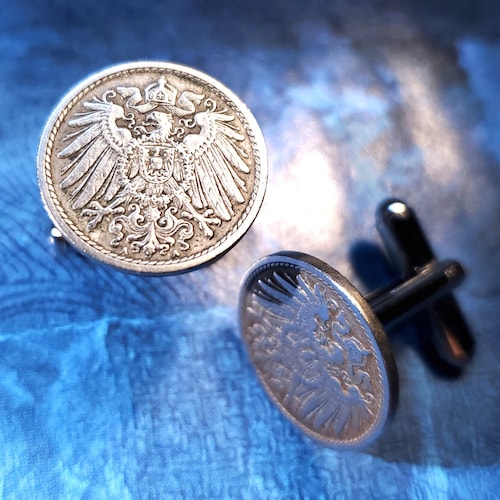 Germany Empire Coin Cufflinks Wilhelm II Imperial Eagle - Etsy