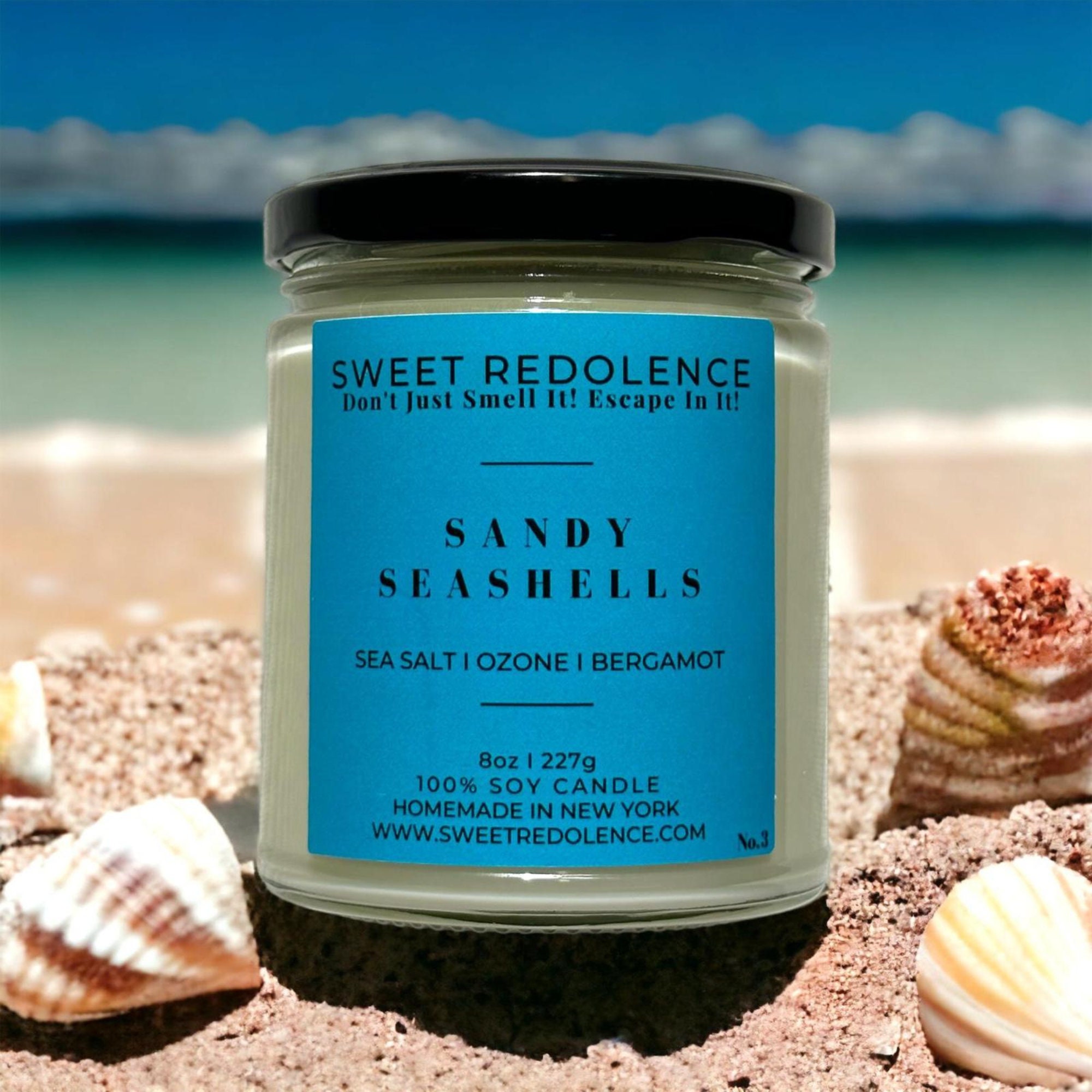 Sandy Seashells | Hand-poured Soy Candles | Luxury Candles | Soy Wax ...