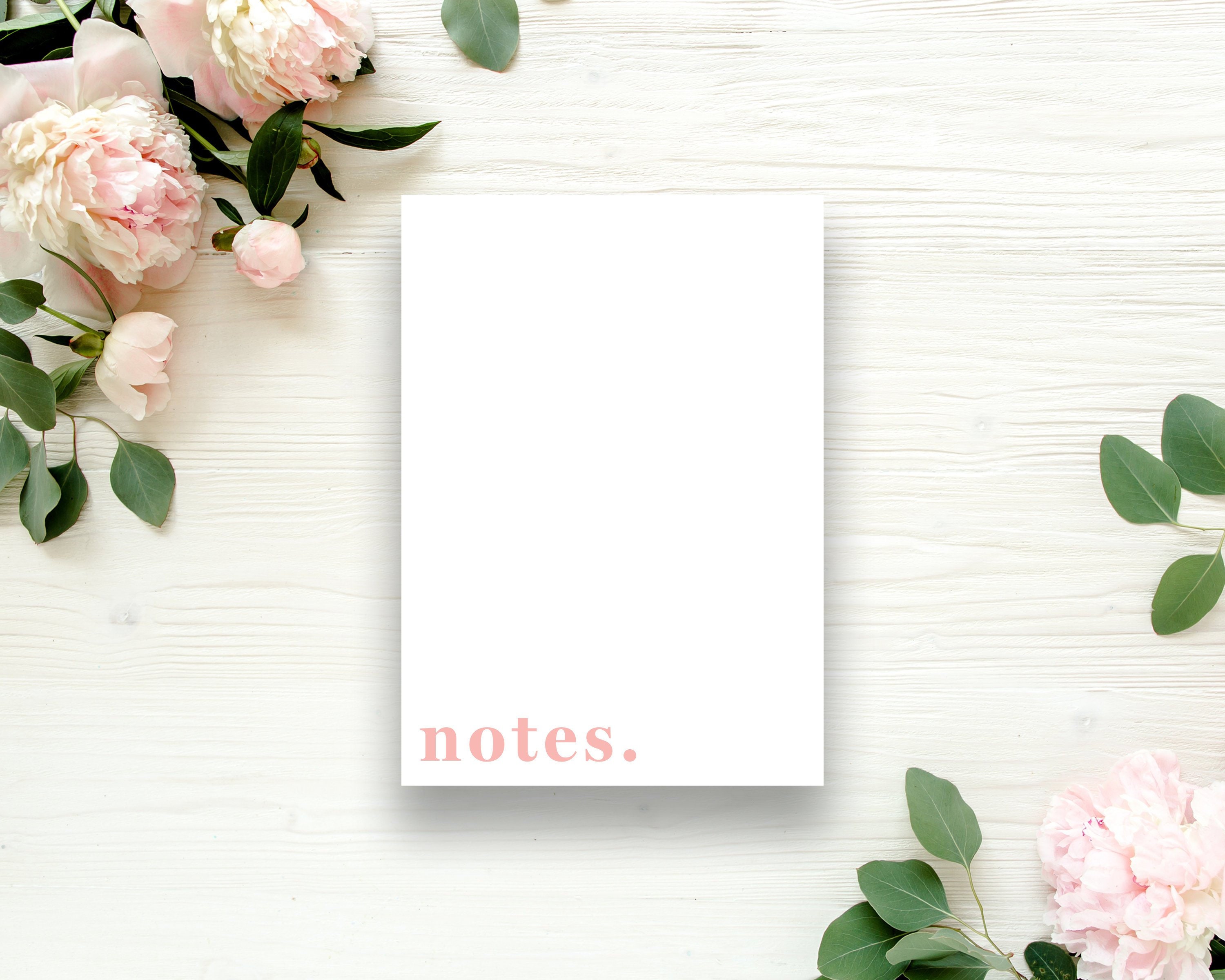 Notepad | Notes | Modern Notepad | Writing Pad | Minimalist ...