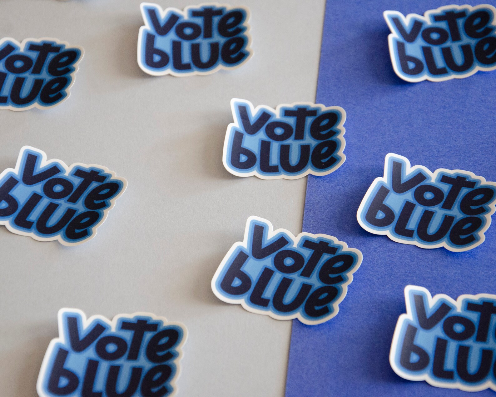 Vote Blue Sticker Laptop Sticker Water Bottle Sticker | Etsy