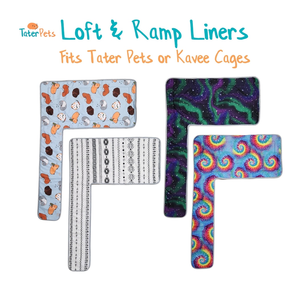Loft and Ramp Fleece Liner for Tater Pets or Kavee C&C Cages - Etsy