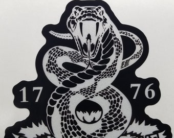 Rattlesnake decal | Etsy