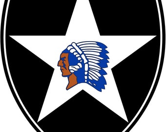 US Army 2nd Infantry Division Patch Vector Files dxf eps svg | Etsy