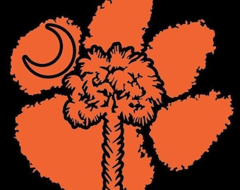 Clemson palm tree | Etsy