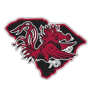 2 Pack USC South Carolina State Gamecocks Cornhole Decals Stickers ...