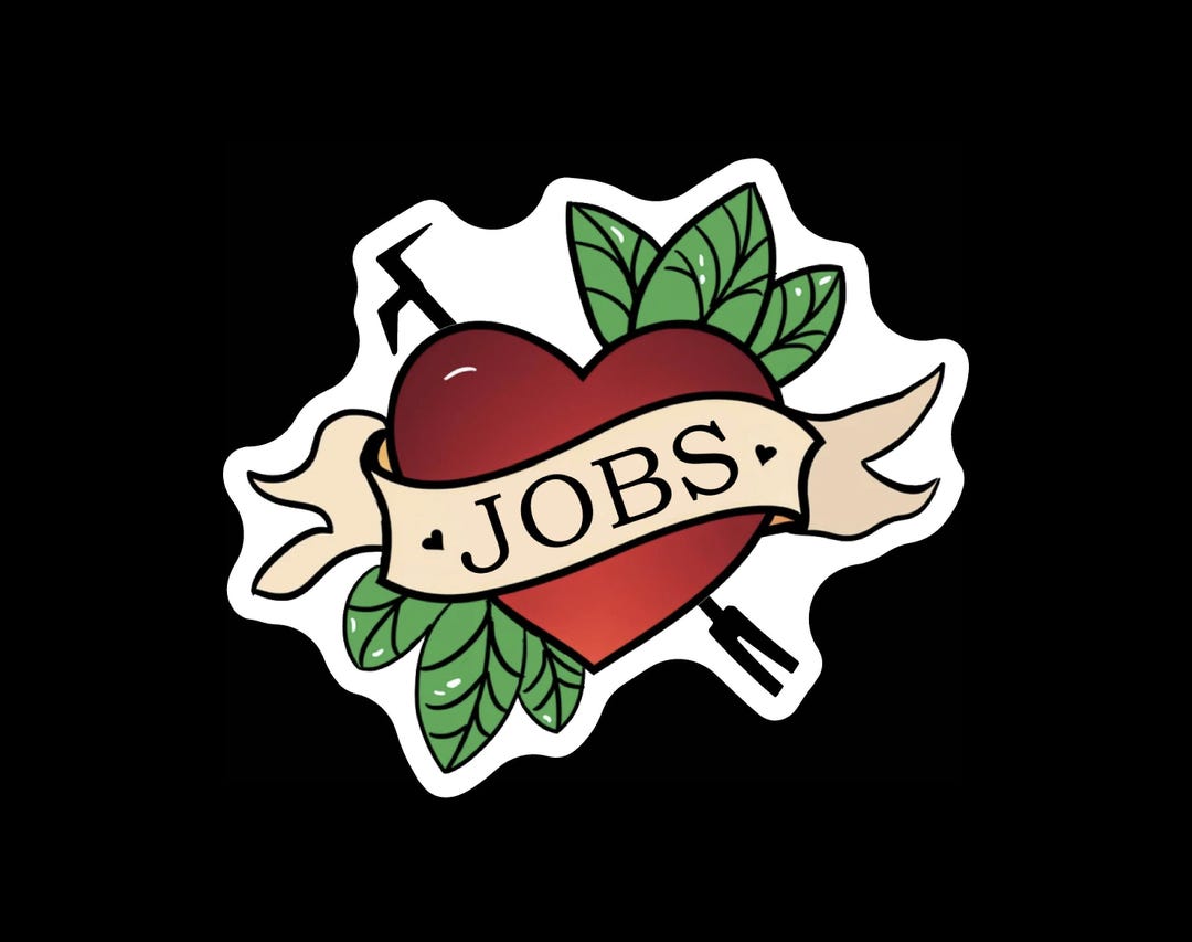 Two Pack I Love Jobs Heart Firefighter Sticker - Etsy
