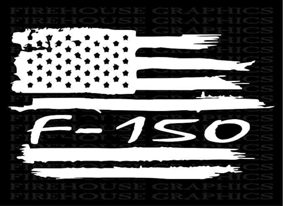 Ford F-150 Truck American Flag Sticker Decal - Etsy