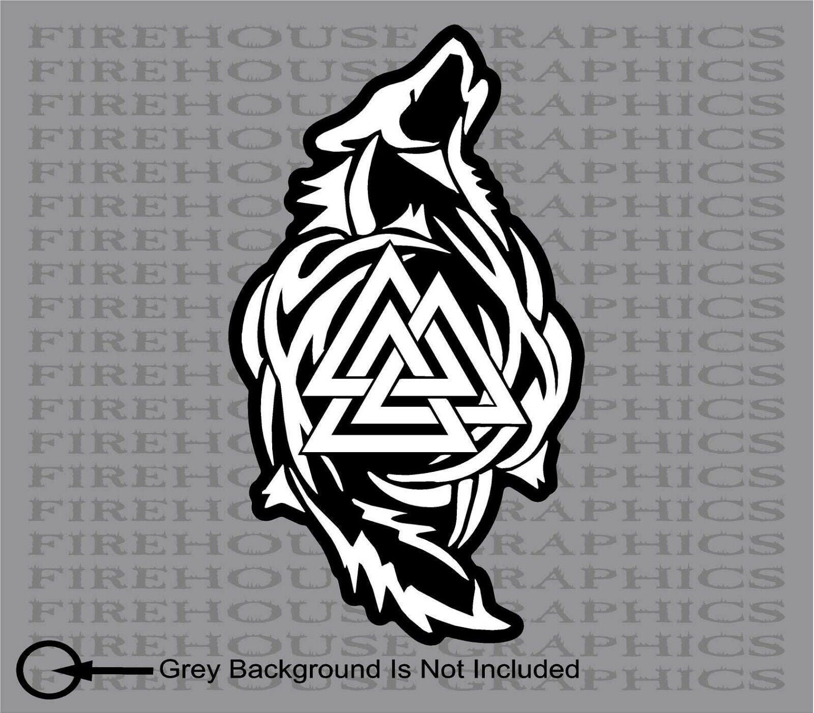 Odin Thor Viking Tribal Norse Wolf Valknut Sticker Decal - Etsy