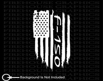 Ford F150 F-150 Truck American Flag Sticker Decal - Etsy