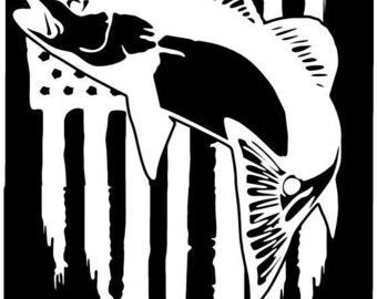 Redfish decal | Etsy