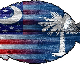 Flounder Vinyl Decal | Etsy