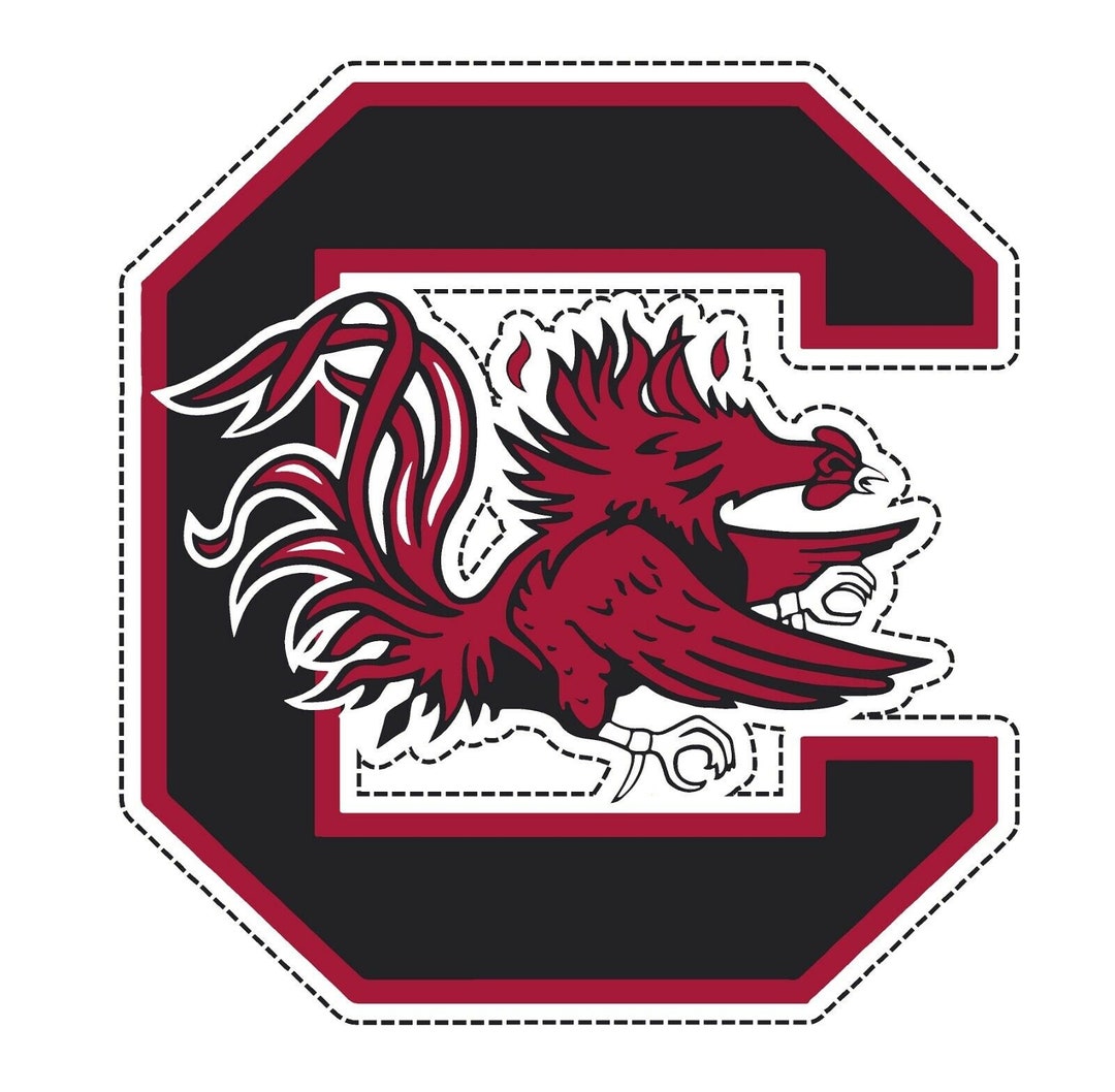 2 Pack USC South Carolina Gamecocks Cornhole Decals Stickers Bubble ...