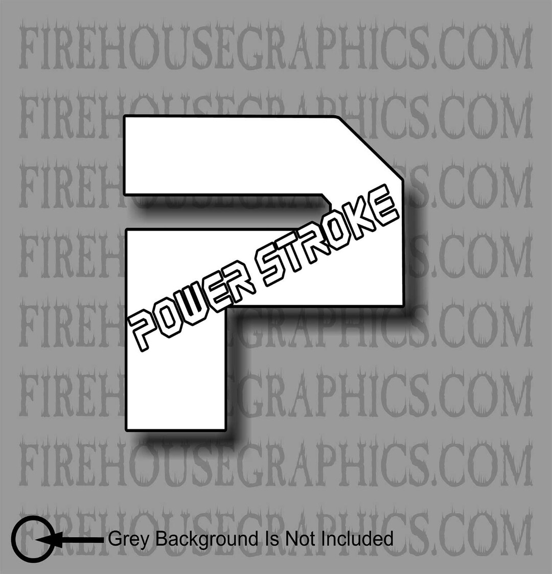 Ford F-250 F-350 Powerstroke Superduty Truck Diesel Sticker Decal - Etsy