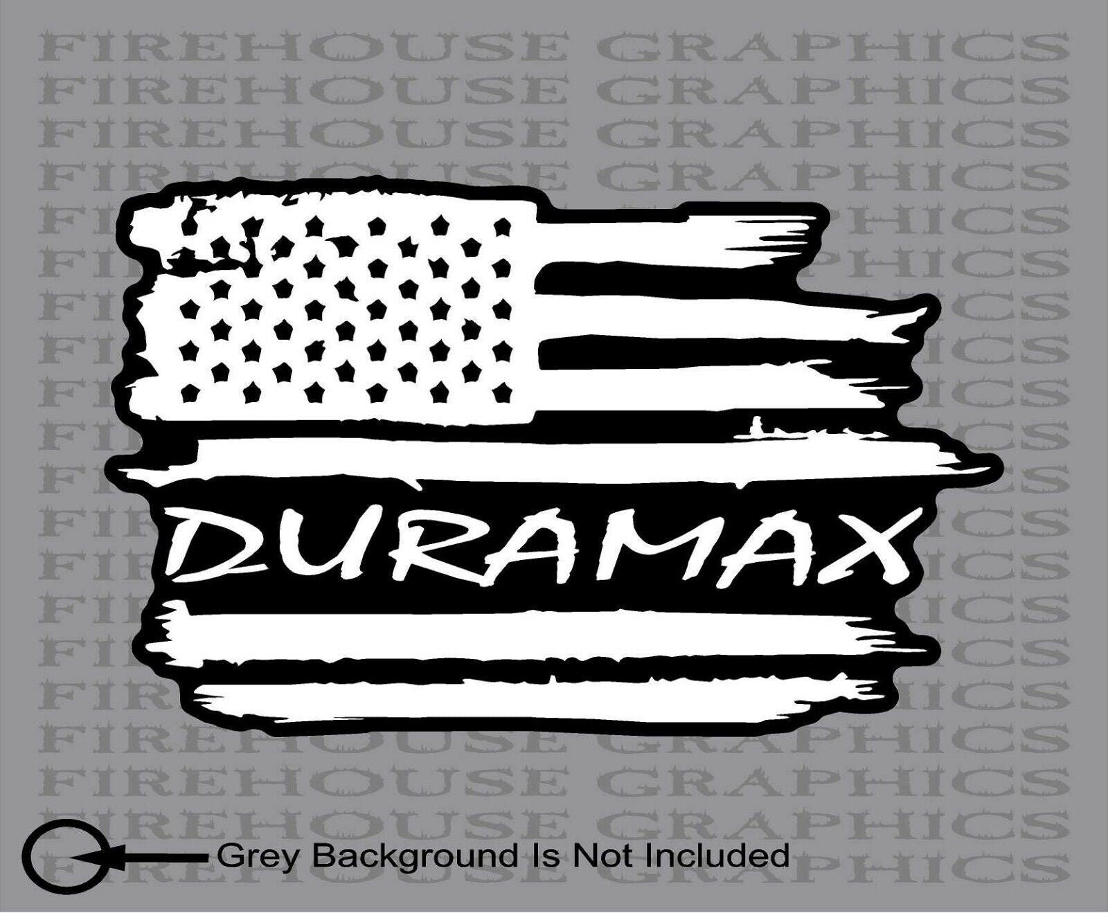 Duramax Chevy Chevrolet Silverado American Flag Diesel Sticker Decal - Etsy