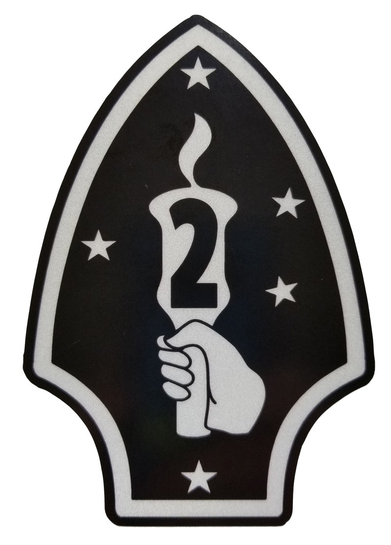 Reflective 2nd Marine Division 2nd MARDIV Vinyl Die Cut | Etsy