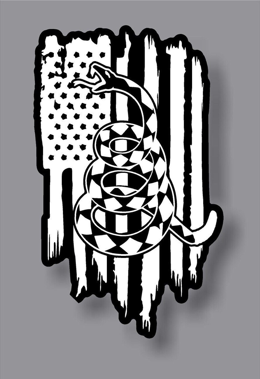 Gadsden Don't Tread on Me Rattlesnake 1776 2A We the American Flag ...
