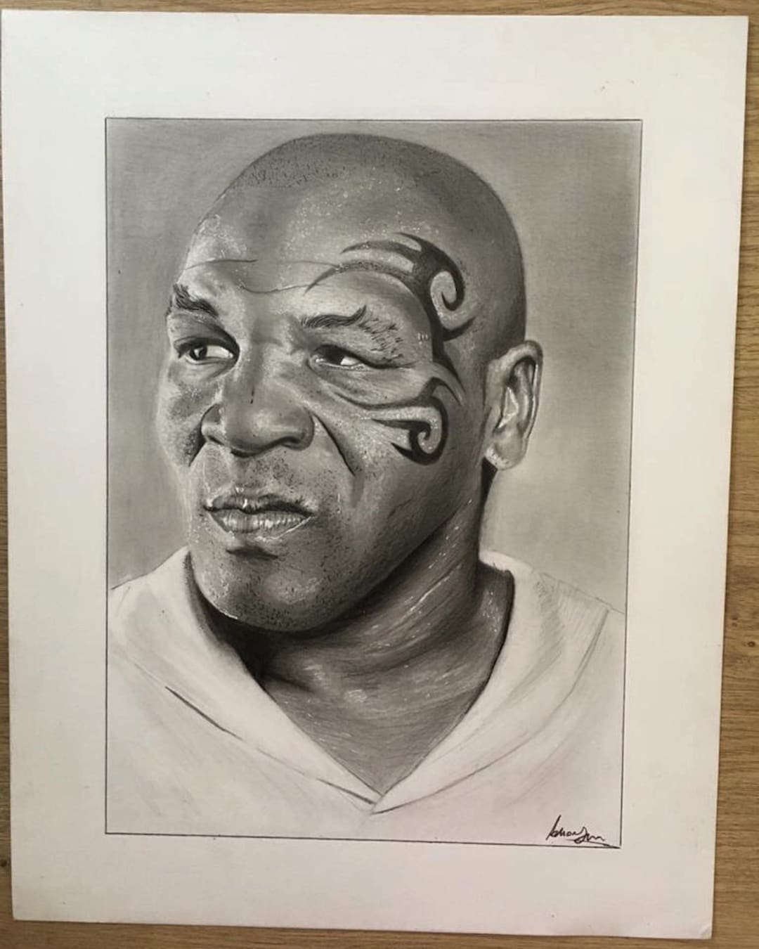 Iron Mike Tyson Original Pencil Drawing A3 - Etsy