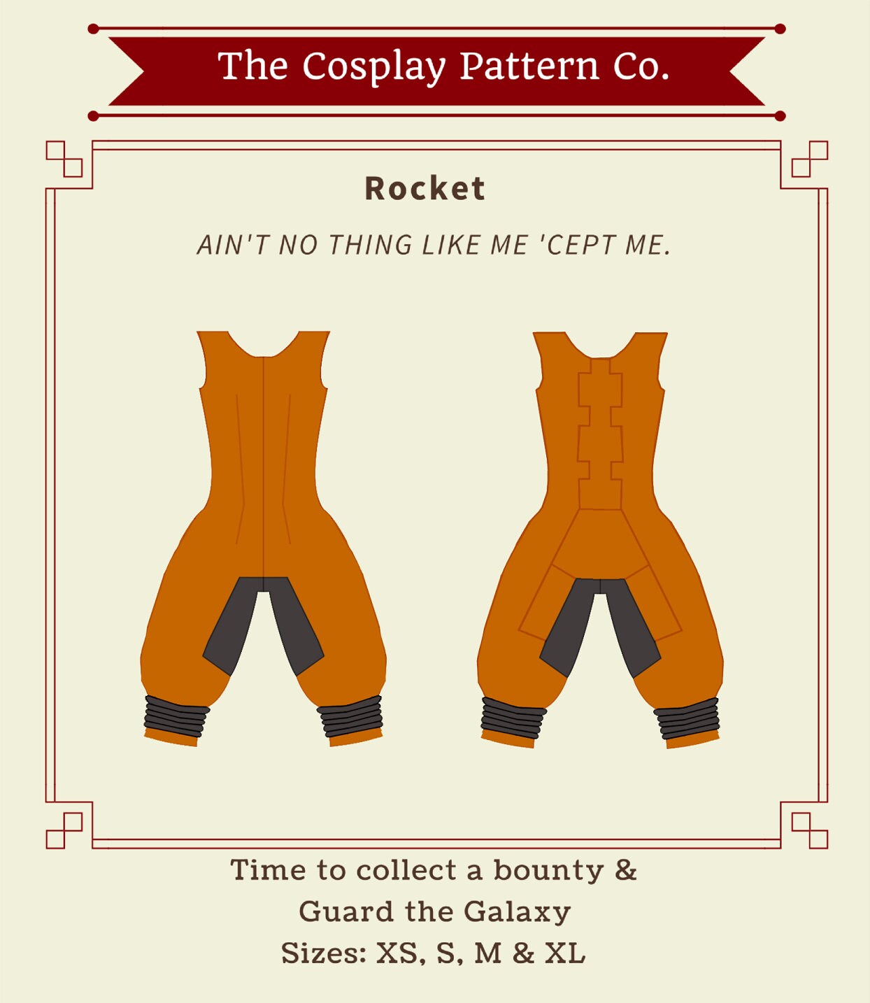Rocket Costume Pattern