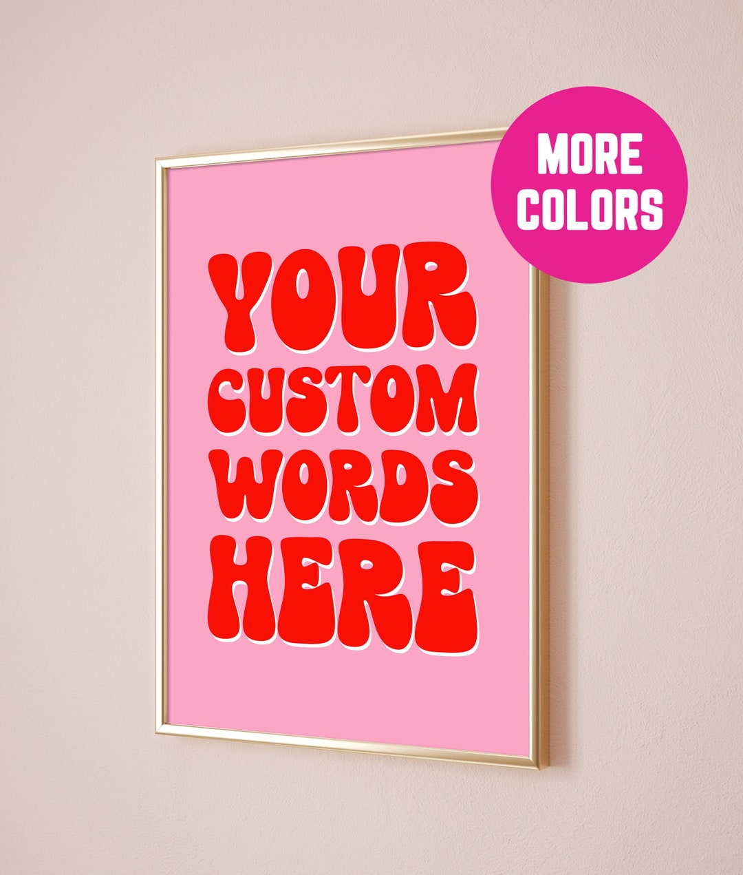 Personalized Custom Quote Print Inspirational Affirmation Wall Art ...