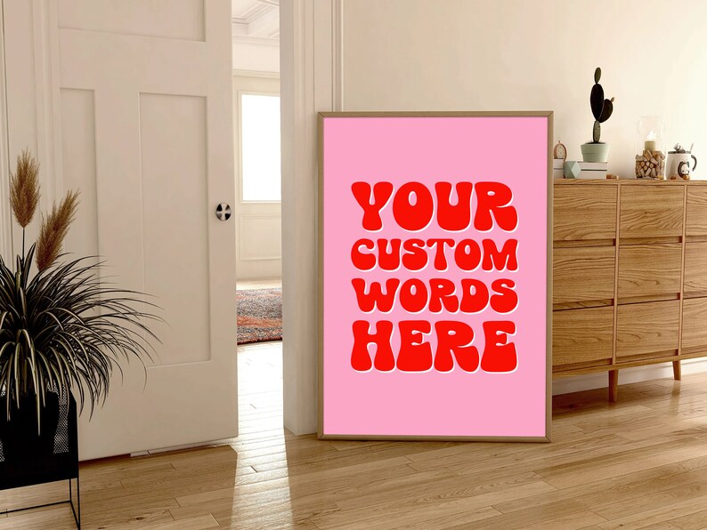 Personalized Custom Quote Print Inspirational Affirmation Wall Art ...