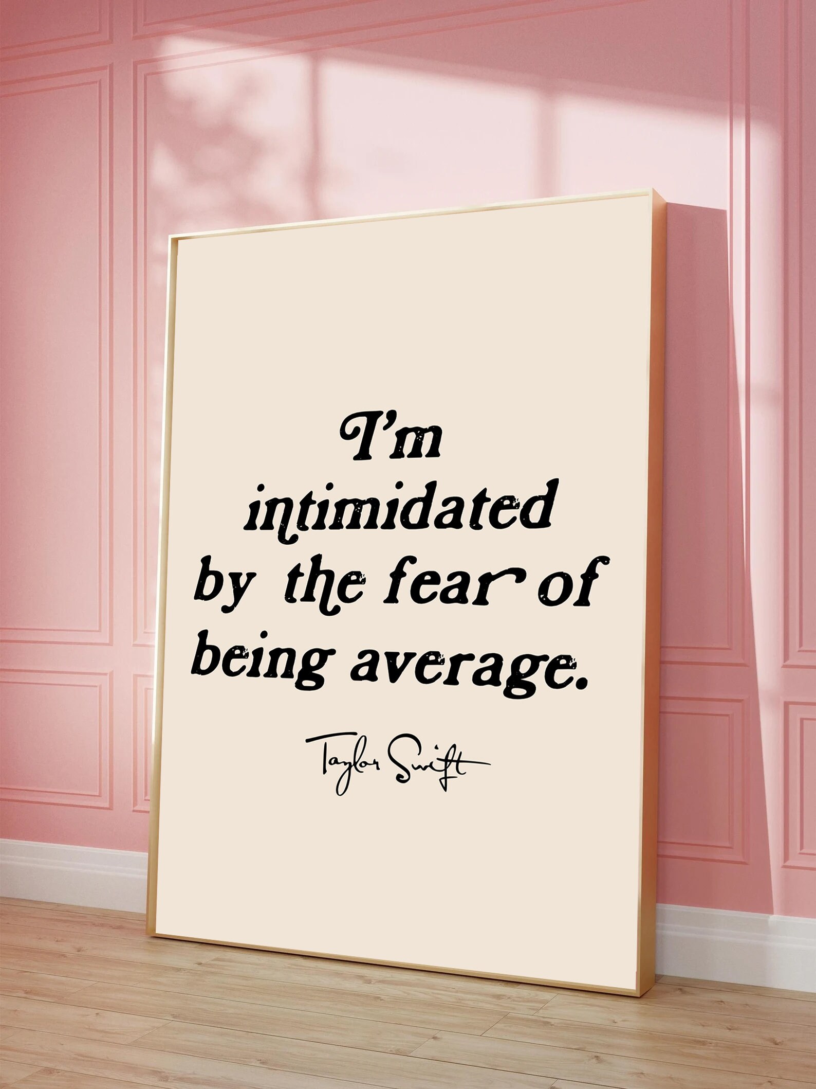 Taylor Swift Quote Print Song Typography Y2k Girly Preppy Swiftie Merch ...