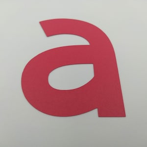 Letter Die Cuts, 26 Count, Lowercase Letters, Letter Cut Outs, Card ...