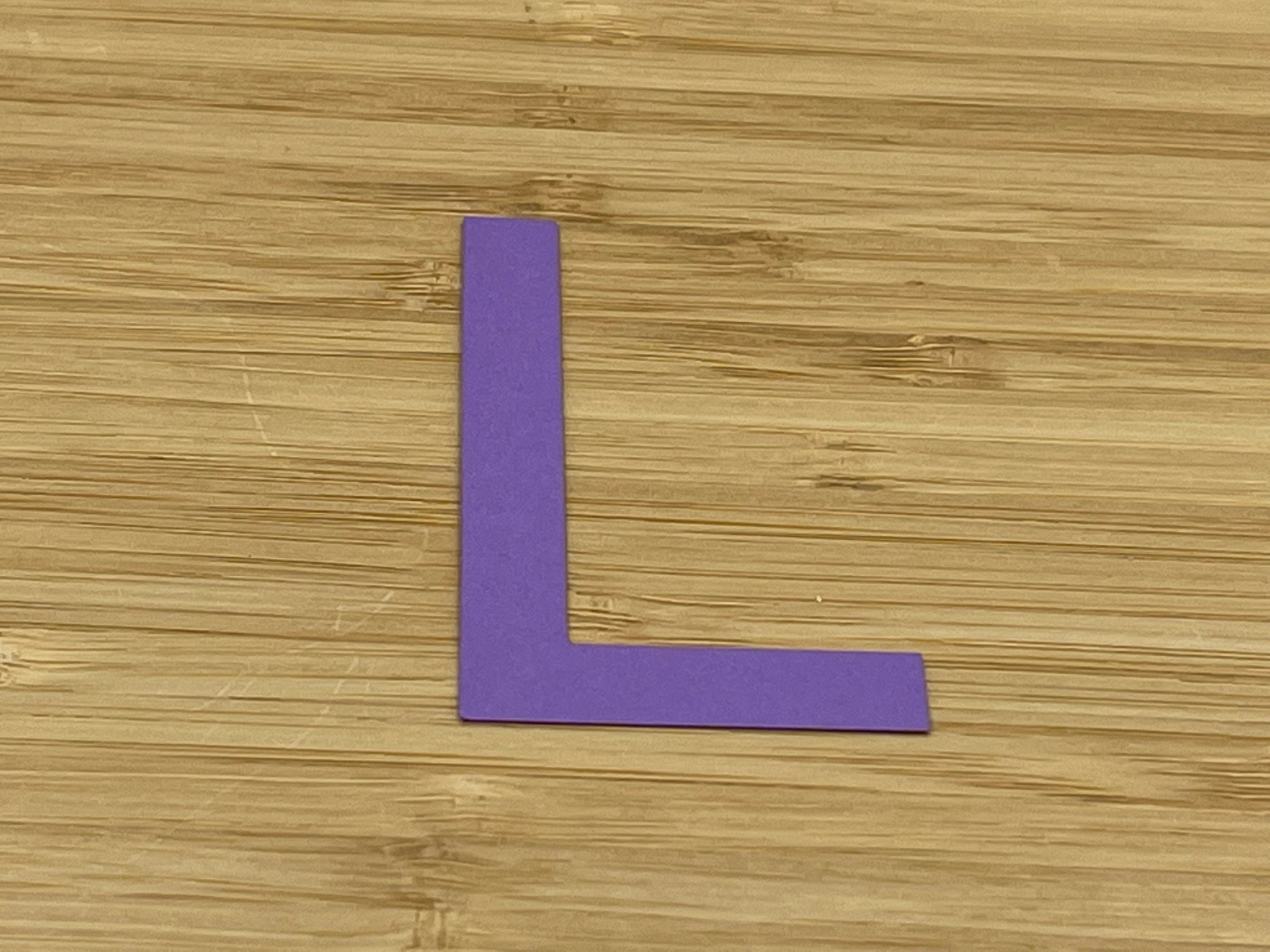 Letter L Die Cuts 25 Pieces Letter L Cut Outs Letter Die - Etsy