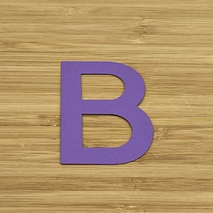 Letter B Die Cuts, 25 Pieces, Letter B Cut Outs, Letter Die Cuts ...