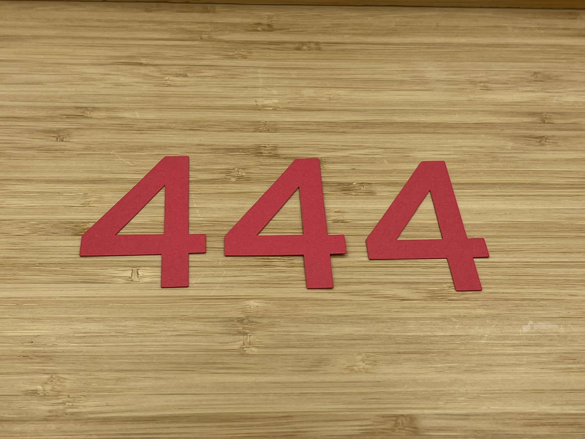 Number 4 Die Cuts 25 Pieces Number 4 Cut Outs Number Die - Etsy