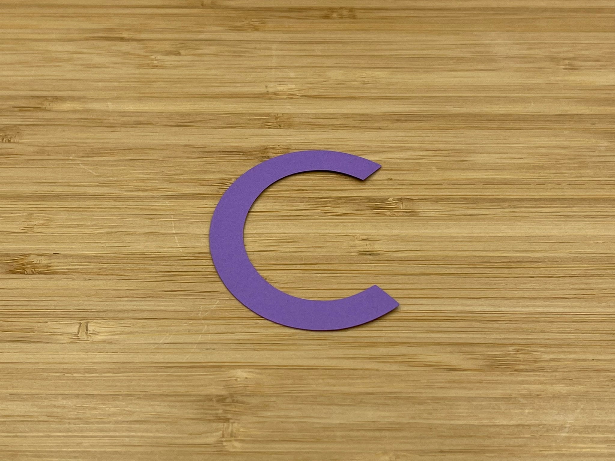 Letter C Die Cuts 25 Pieces Letter C Cut Outs Letter Die | Etsy