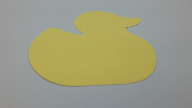 Die Cut Paper Ducks 25 Pieces Yellow Cut Outs For Bulletin | Etsy