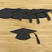 Graduation Cap Die Cuts, 25 Pieces, Graduation Cap Cut Outs, Graduation ...
