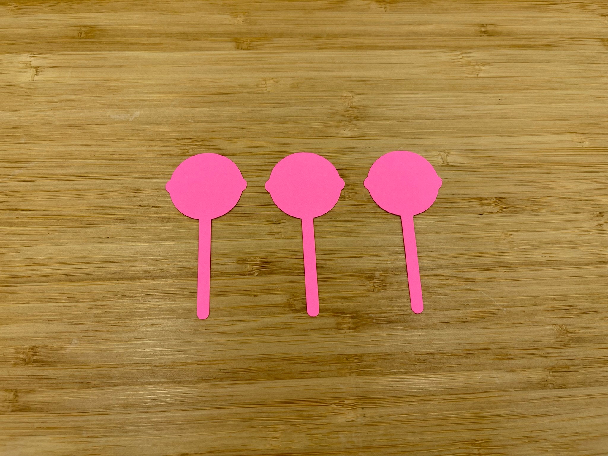 Lollipop Die Cuts 25 Pieces Lollipop Cut Outs Candy Die - Etsy