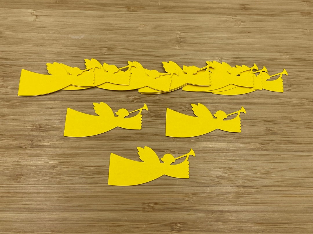 Angel Die Cuts, 25 Pieces, Angel Cut Outs, Christmas Die Cuts ...