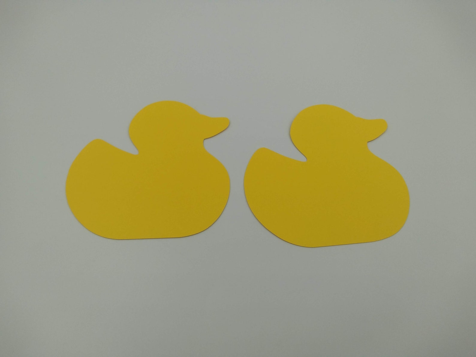 Die Cut Paper Ducks 25 Pieces Yellow Cut Outs for Bulletin - Etsy