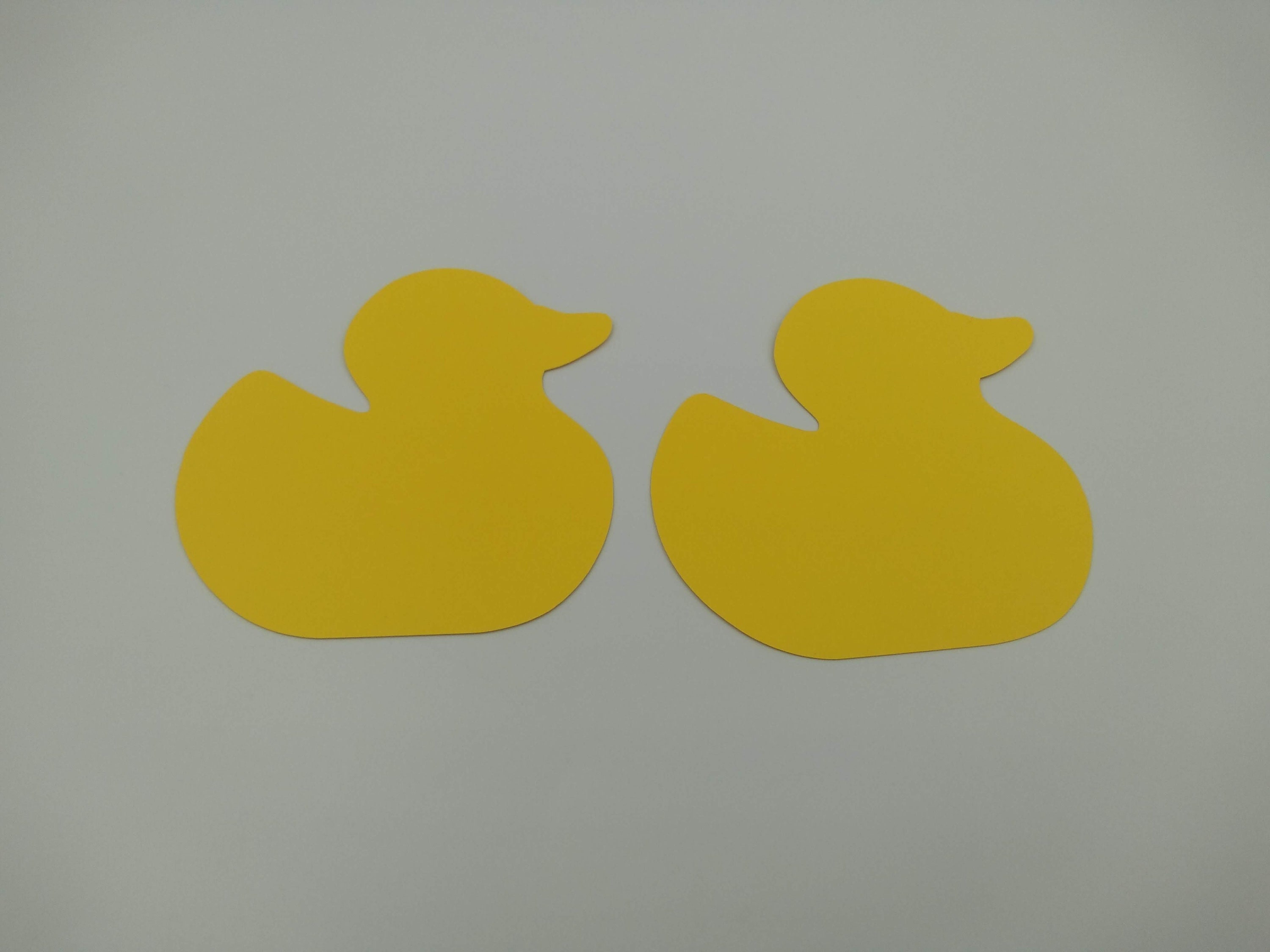 Die Cut Paper Ducks 25 Pieces Yellow Cut Outs for Bulletin - Etsy