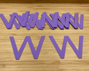 Letter Die Cuts 26 Count Lowercase Letters Letter Cut Outs - Etsy