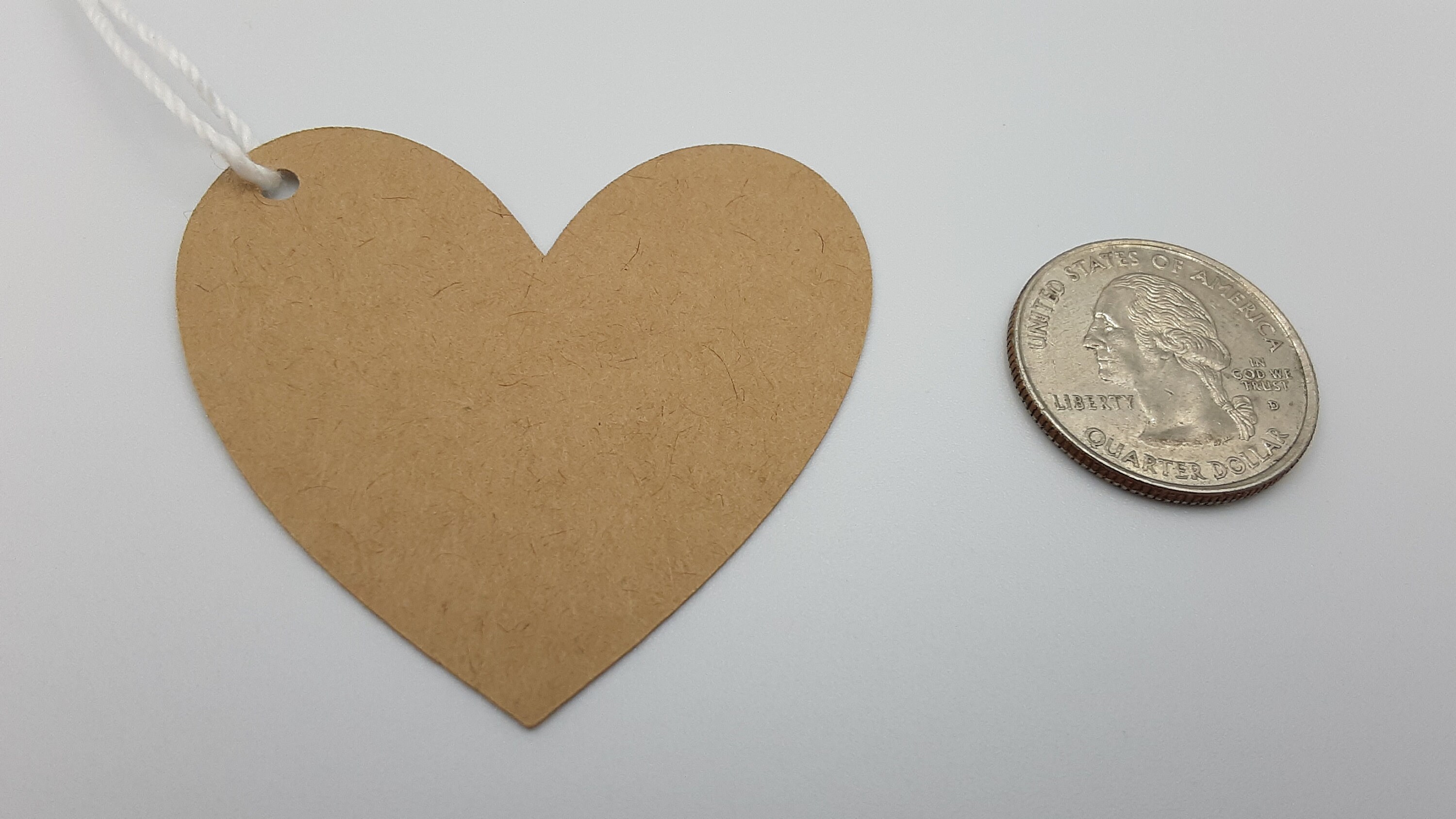 Heart Tags 50 Tags String Included Heart Party Favor Tags - Etsy