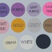 Moon Die Cuts, 25 Pieces, Moon Cut Outs, Die Cuts, Cut Outs, Paper Moon ...