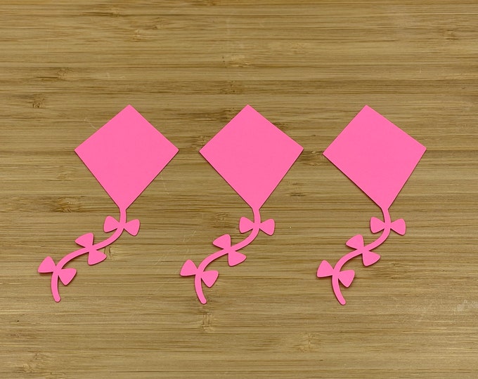 Kite Paper Cut Outs Set of 25 Kite Die Cuts Kite Confetti Kite Paper ...