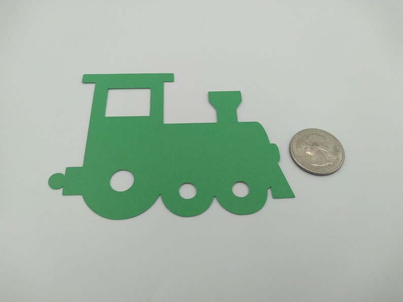 Train Die Cuts, Set of 24, Die Cuts, Train Party Decor, Train Decor ...