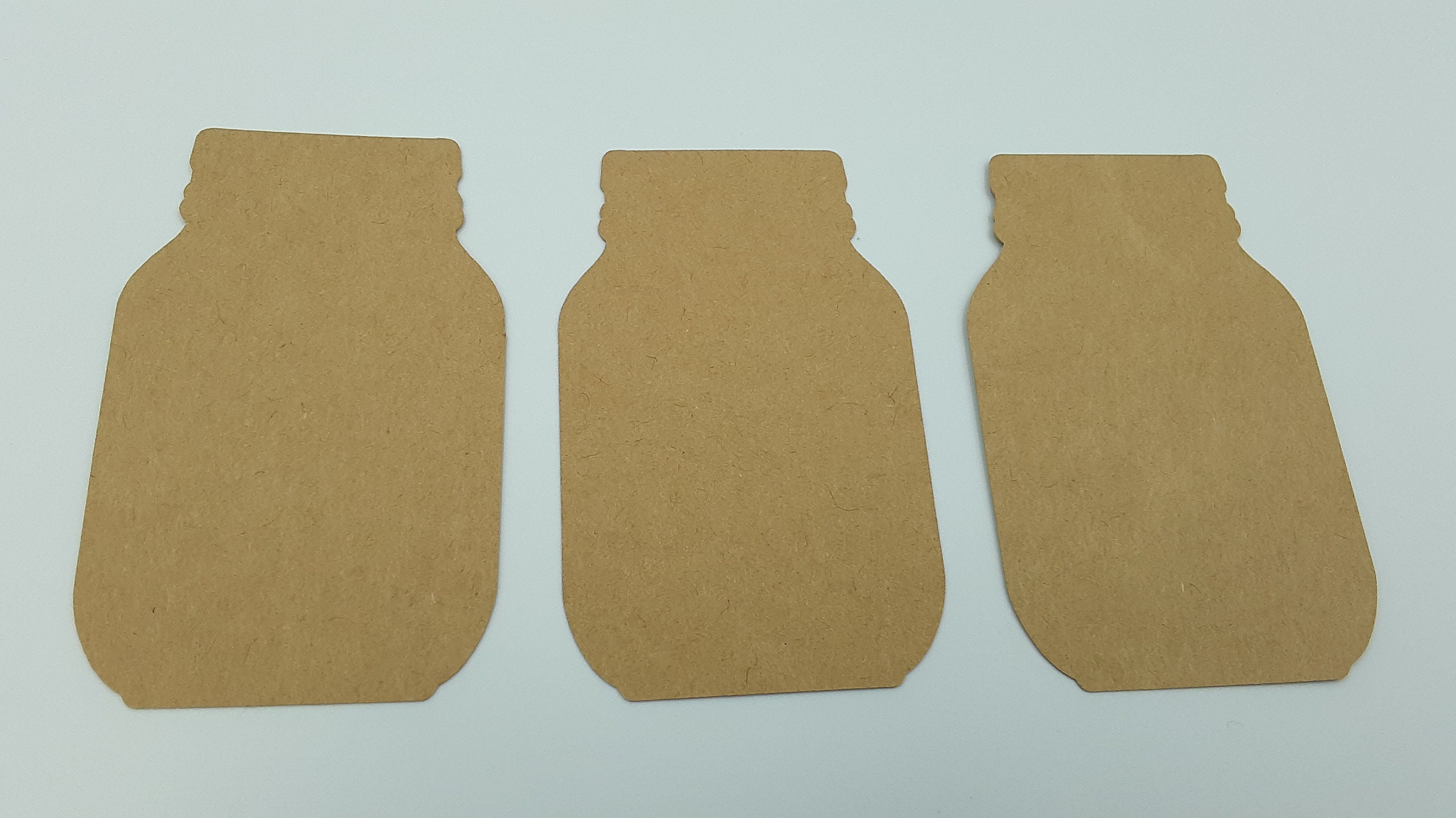 Mason Jar Die Cuts 25 Pieces Kraft Mason Jars Card Making - Etsy