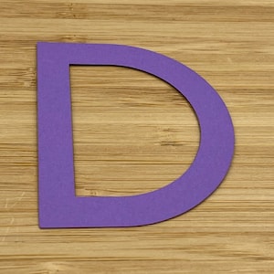 Letter D Die Cuts, 25 Pieces, Letter D Cut Outs, Letter Die Cuts ...