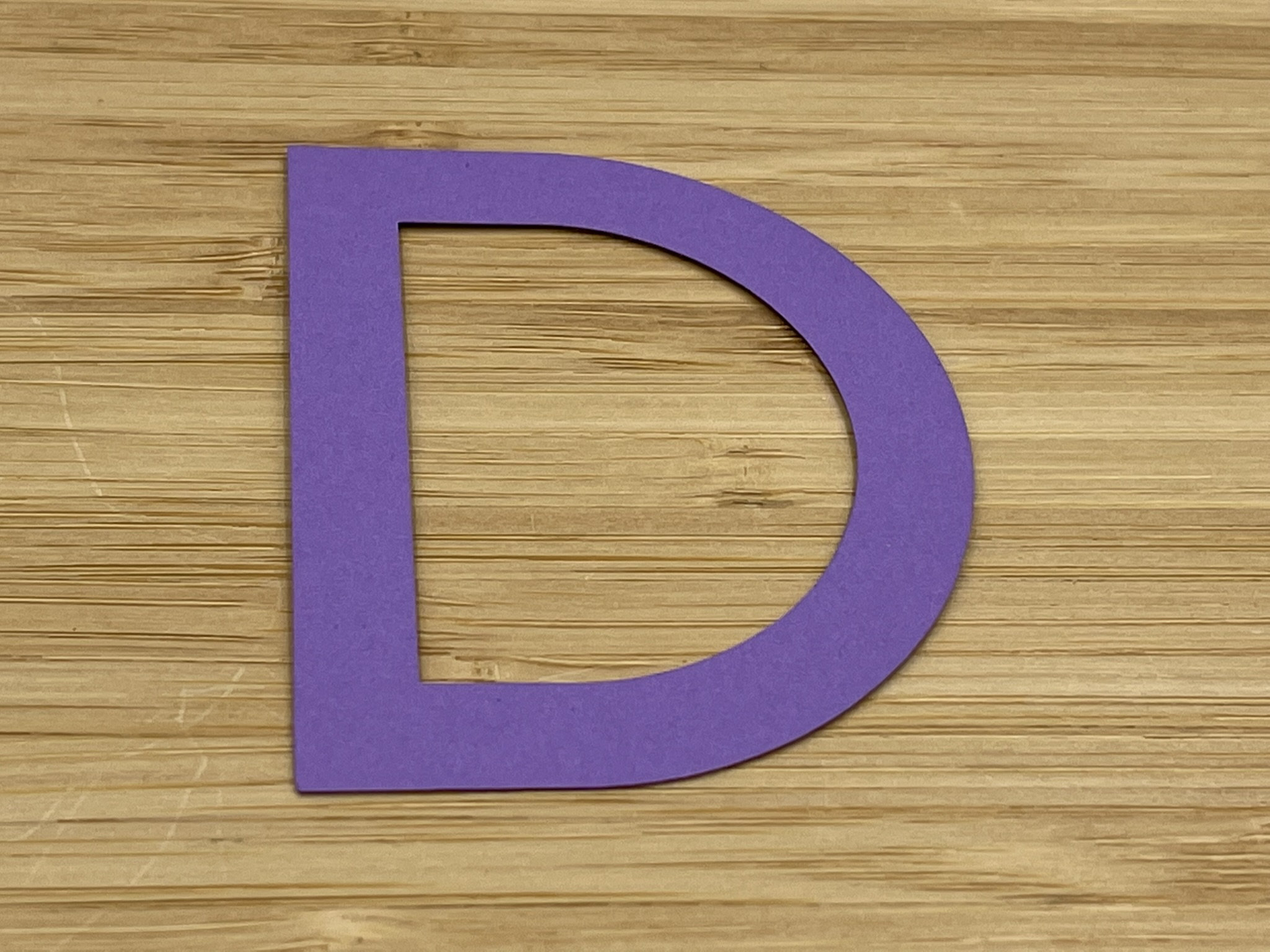 Letter D Die Cuts 25 Pieces Letter D Cut Outs Letter Die - Etsy