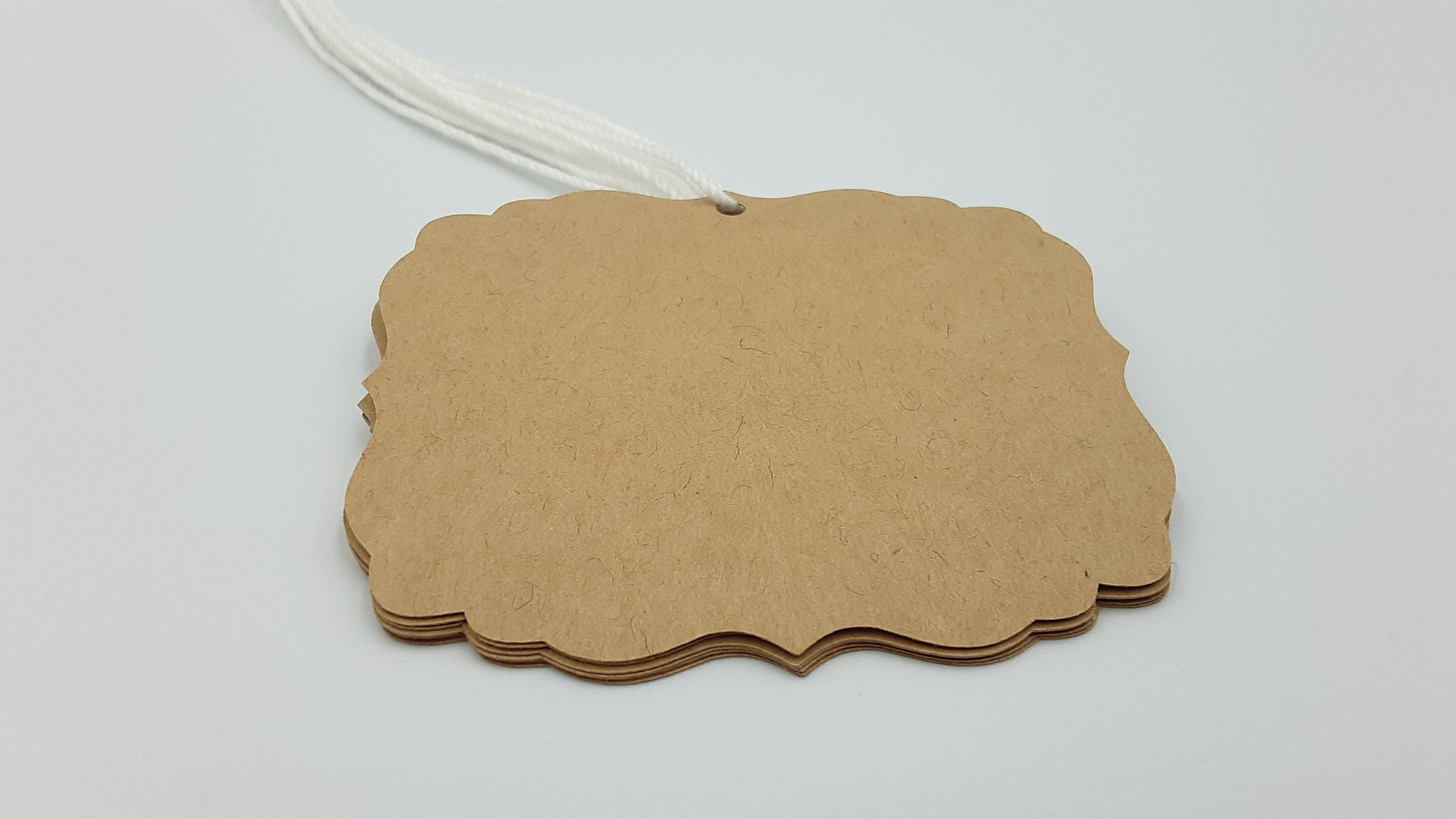 Fancy Tags 50 Tags String Included Kraft Tags Tags | Etsy