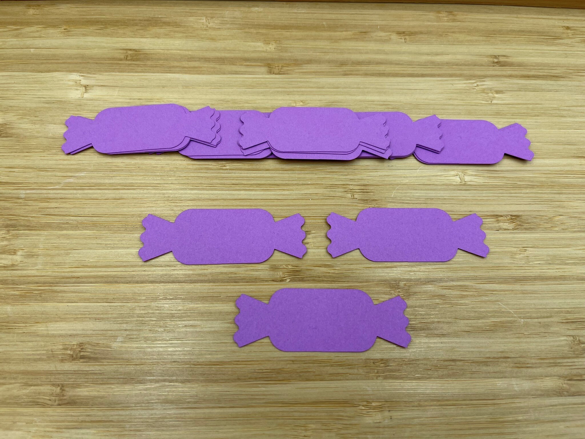 Candy Die Cuts 25 Pieces Candy Cut Outs Easter Die Cuts - Etsy